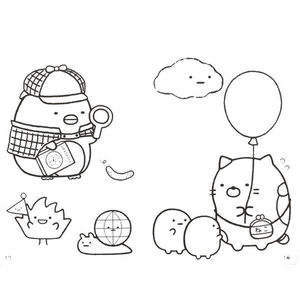 すみっコぐらしのぬりえテンプレート画像まとめ【SAN-X】 - RENOTE [リノート]